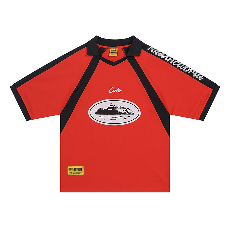 Talismo football jersey -red | Trapstar tracksuits | Rogeda Apparel ...